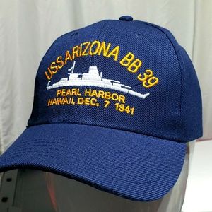 Accessories | Military Us Navy Pearl Harbor Uss Arizona Bb39 Hat | Poshmark